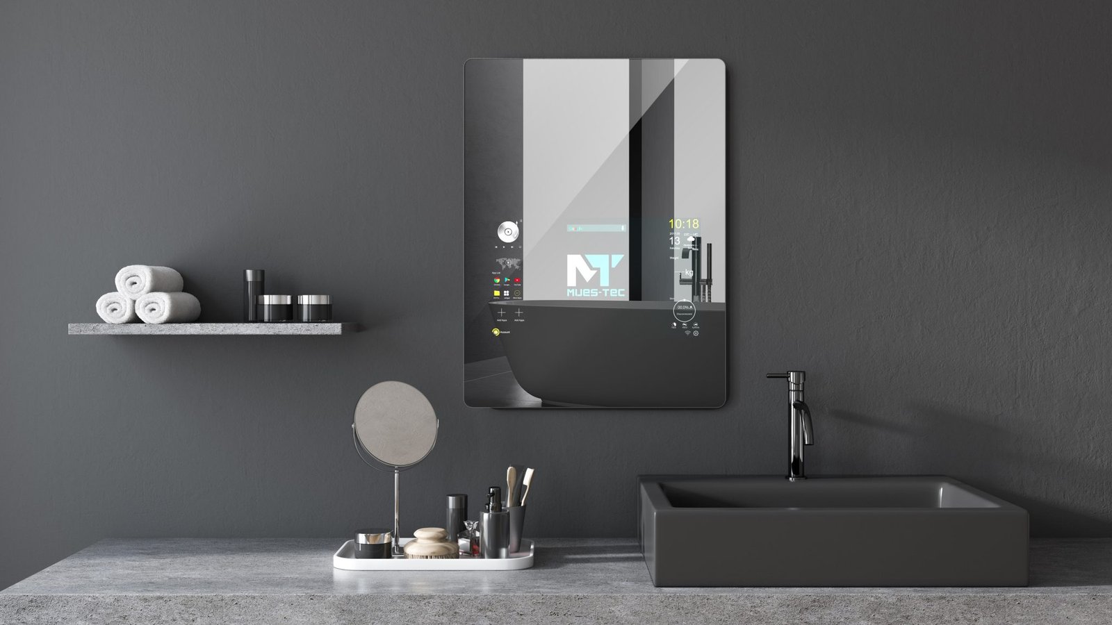 Smart Mirrors Mues-Tec: Interactive Touchscreen Mirrors